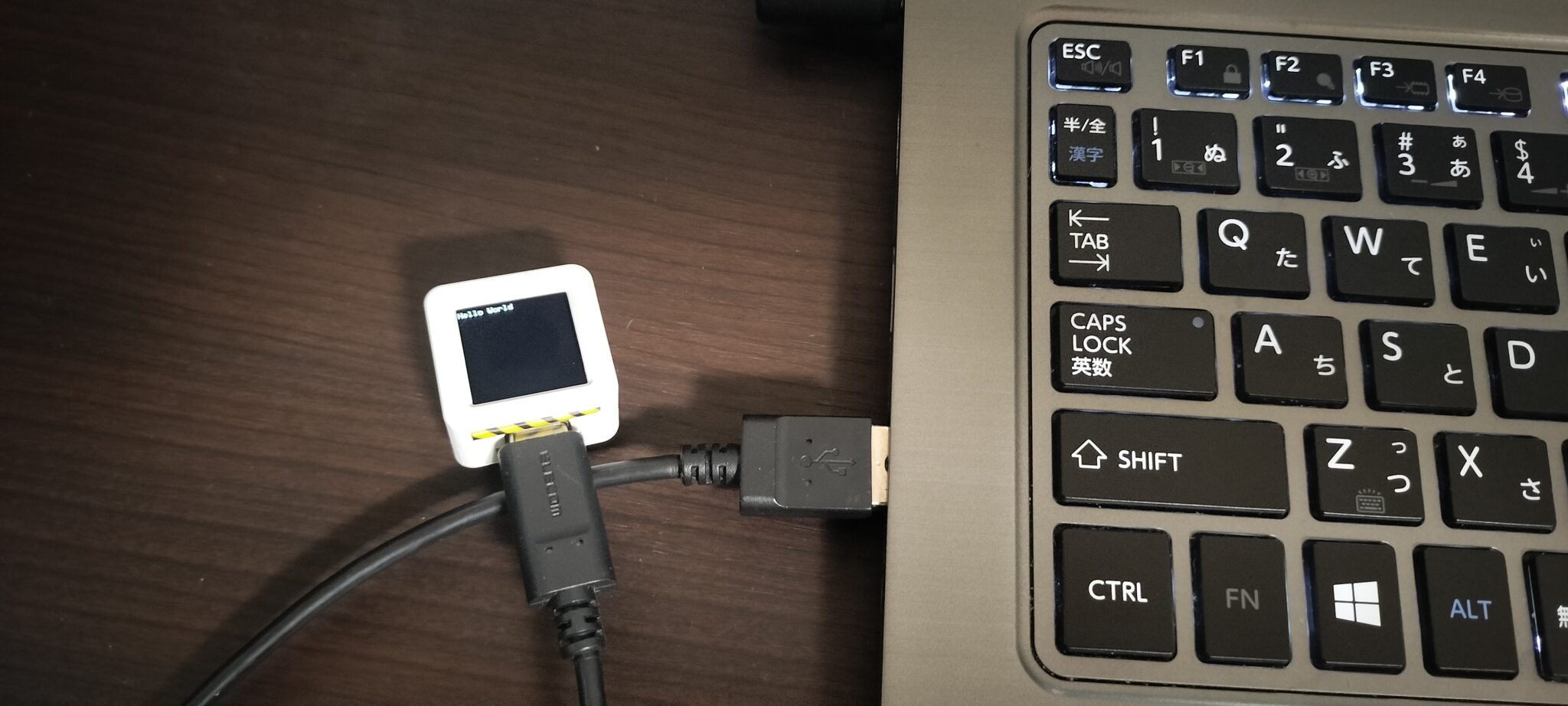 【M5Stack ATOMS3】Hello World 表示 | 在宅プログラマーの迷走記